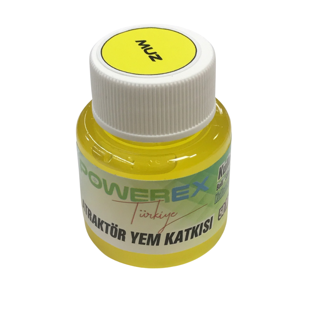 Powerex Muz Kokulu 50ml. Atraktör Yem Katkısı Balık Kokusu